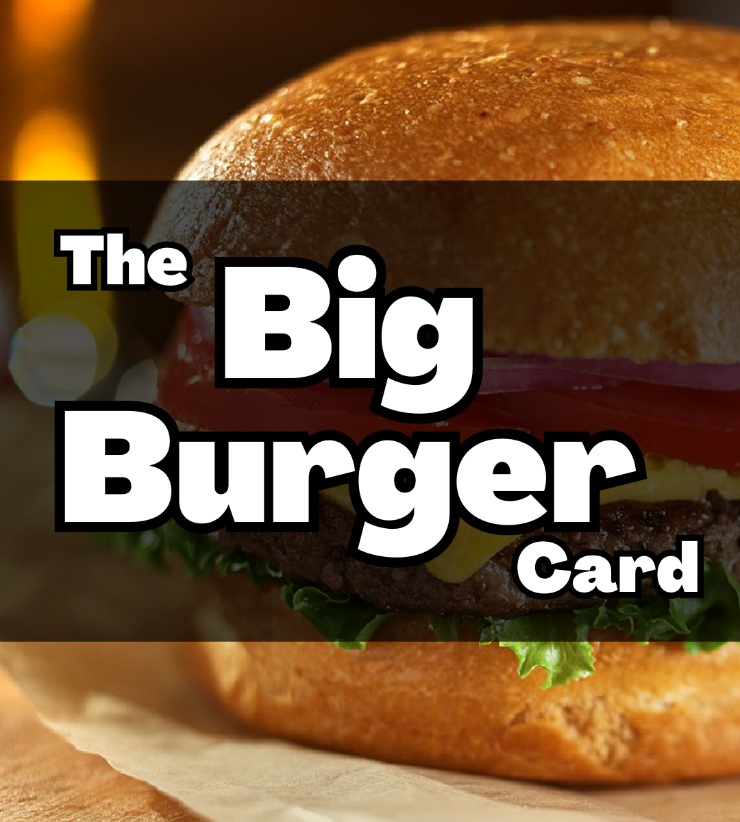 BIG BURGER CARD - Around River City